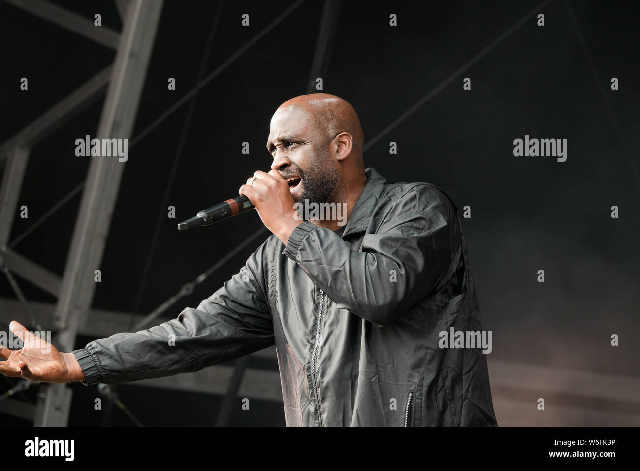 Kelvin Mercer of De La Soul performing on stage at the 2019 Liverpool ...