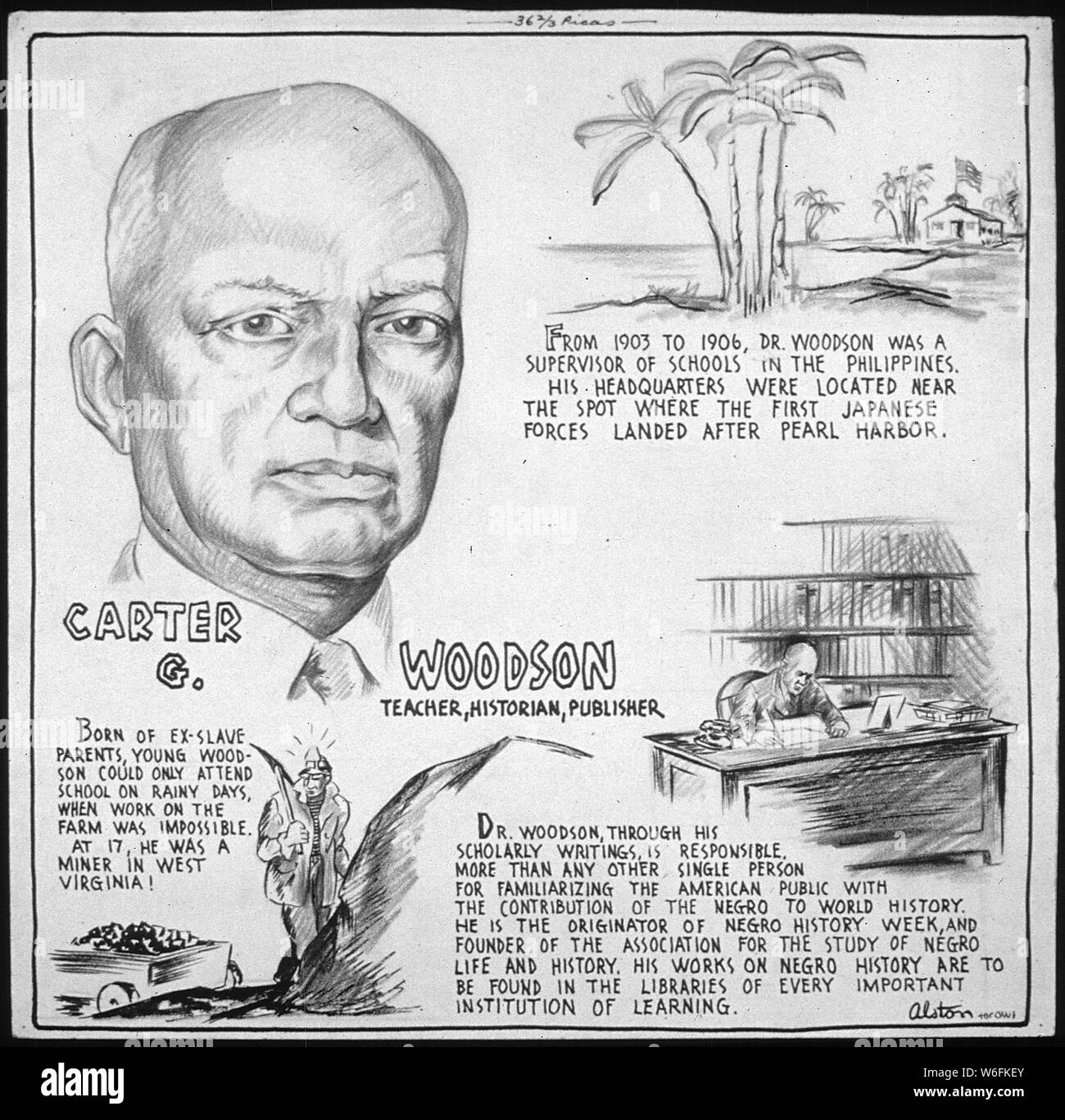 CARTER G. WOODSON - TEACHER, HISTORIAN, PUBLISHER; Scope and content ...