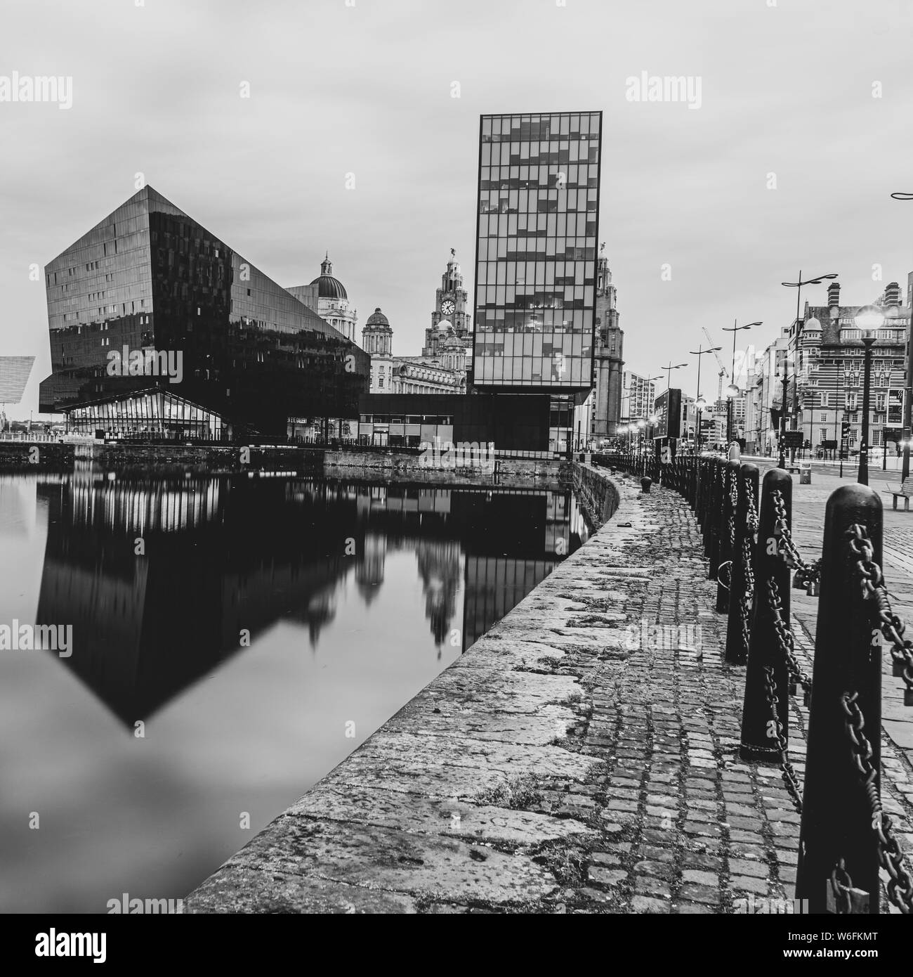 Merseyside cityscape Black and White Stock Photos & Images - Alamy