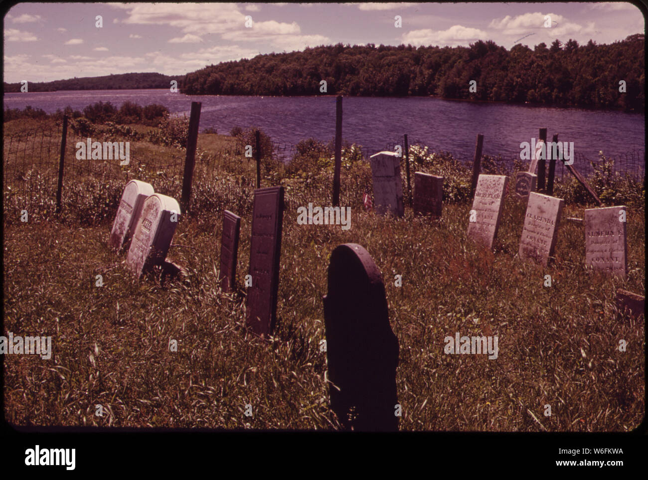 Cemetery at turner hi-res stock photography and images - Alamy