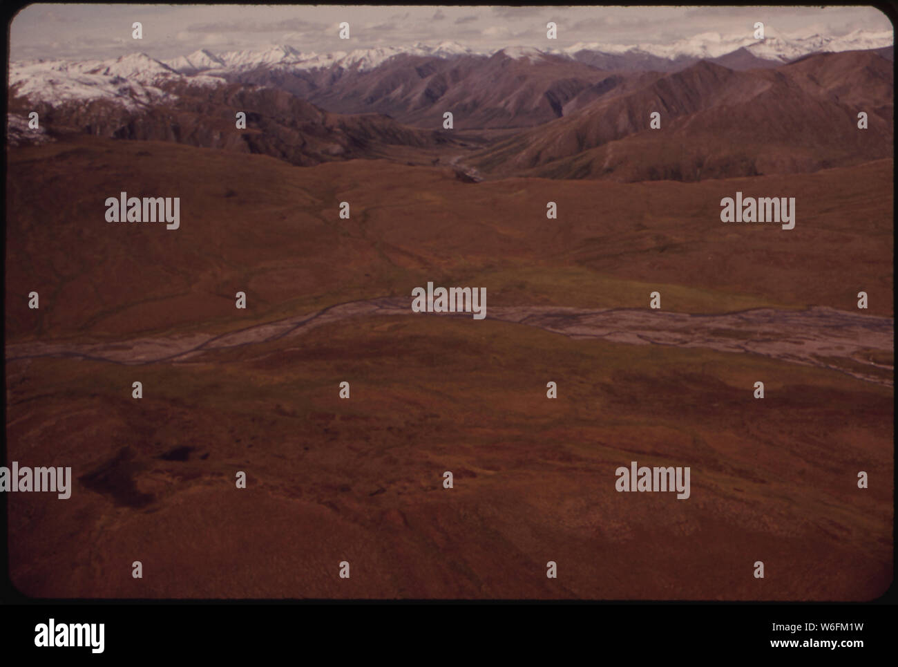 CHANDALAR SHELF. THE PIPELINE WILL CROSS THE RIVER HERE AT THE BEND ...