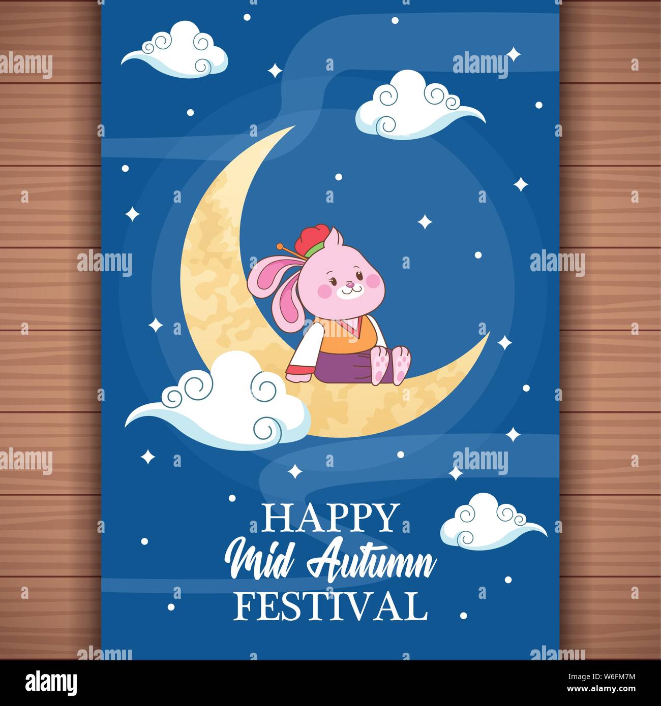mid autumn chinese festival cartoon Stock Vector Image & Art - Alamy