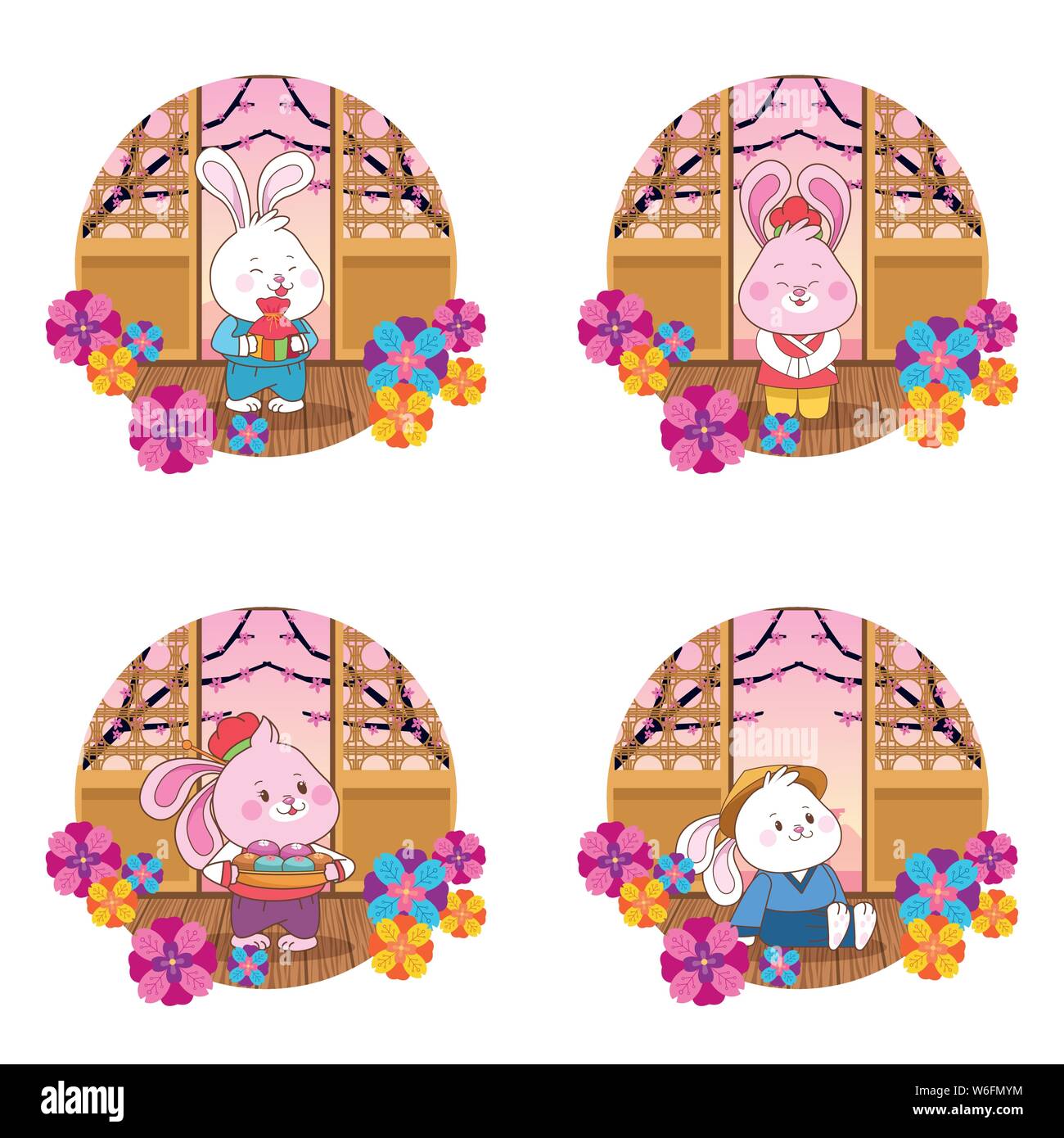 Mid autumn concept chinese Cut Out Stock Images & Pictures - Alamy