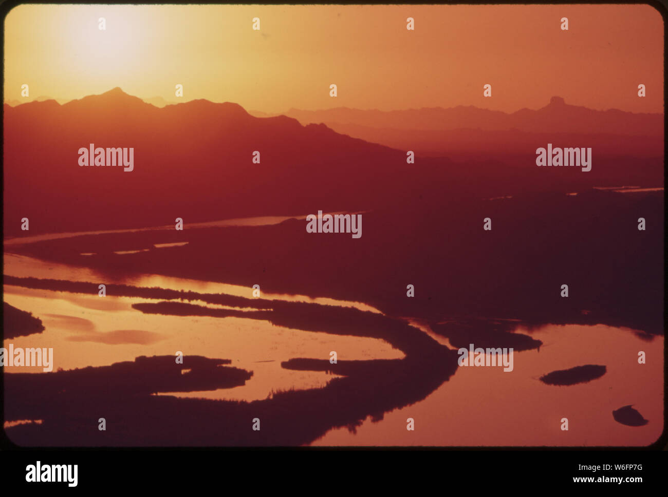COLORADO RIVER AT SUNRISE--30 MILES NORTH OF YUMA Stock Photo - Alamy
