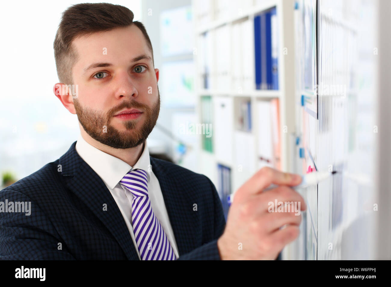 Handsome working man Stock Photo - Alamy