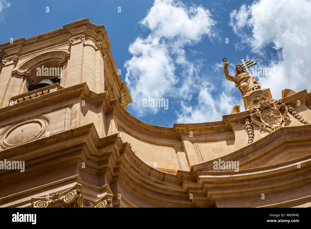 Valletta Malta, July 16 2019. Traditional architecture in Valletta Old ...