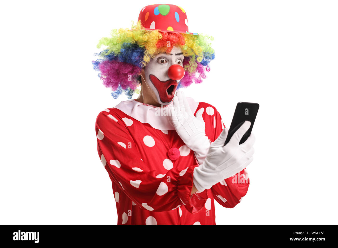 Clown phone hi-res stock photography and images - Alamy