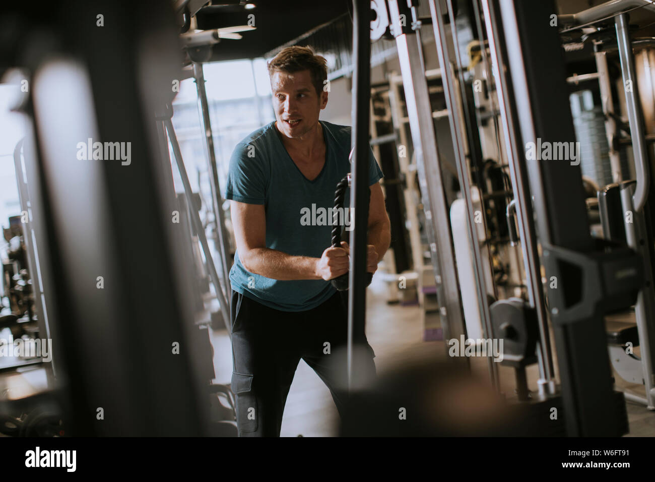 Pull down machine hi-res stock photography and images - Alamy