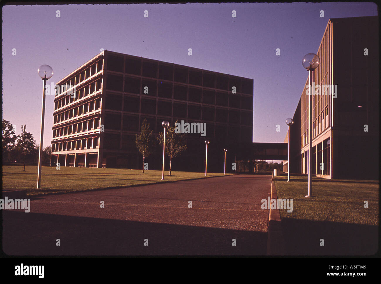 CUMMINS ENGINE COMPANY TECHNICAL CENTER, BUILT IN 1967 Stock Photo - Alamy