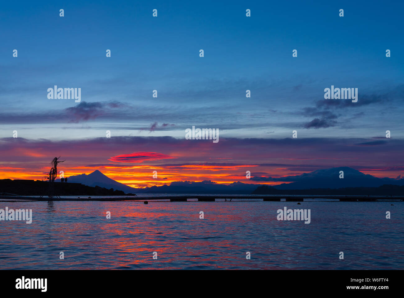 Beautiful shot volcano osorno hi-res stock photography and images - Alamy