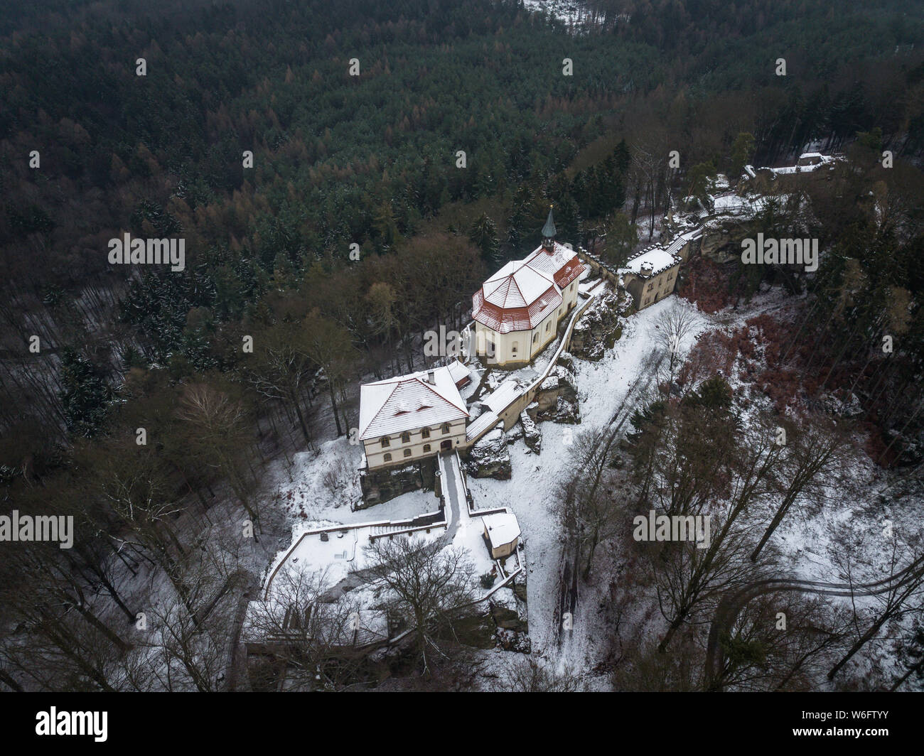 Valdstejn Castle is an early Gothic fortress near Turnov, in the Czech ...