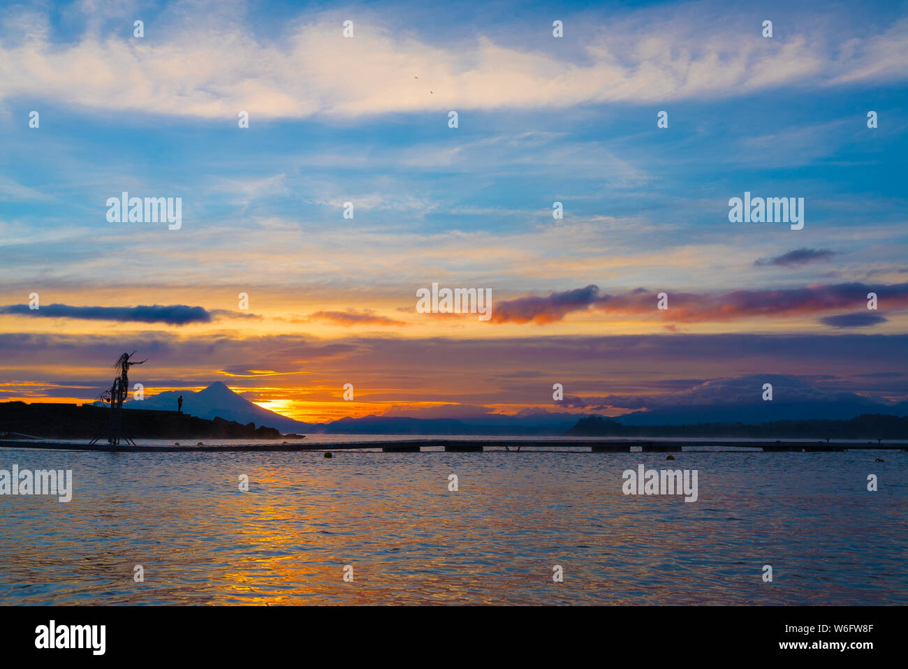 Beautiful shot volcano osorno hi-res stock photography and images - Alamy