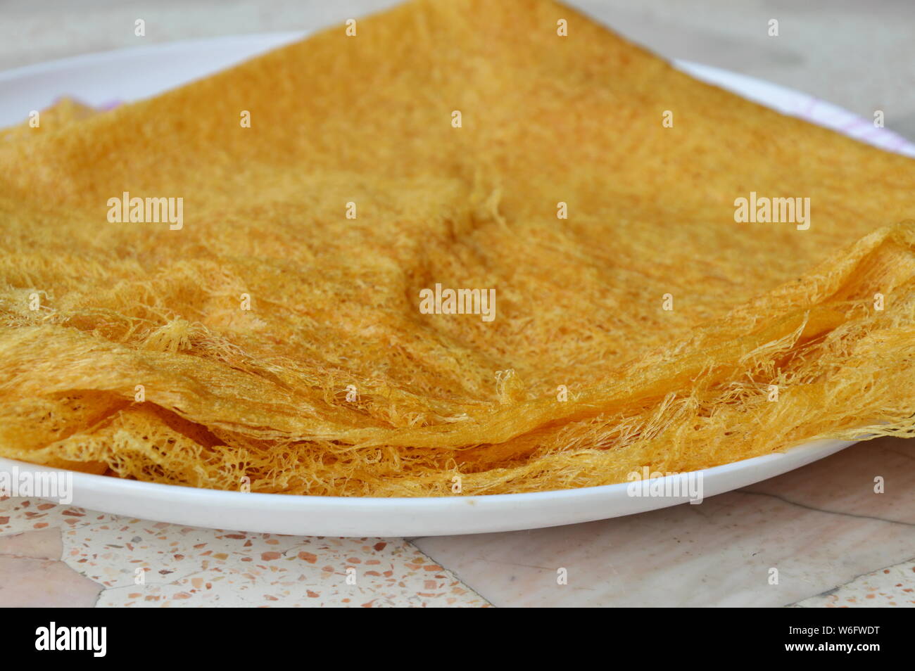 khanom La Thai sweet made for merit day in tenth lunar month Stock ...