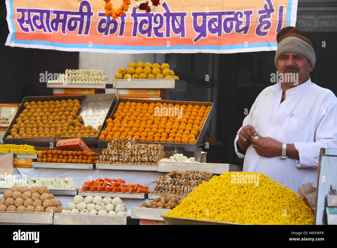 Sweets shop, India Stock Photo - Alamy