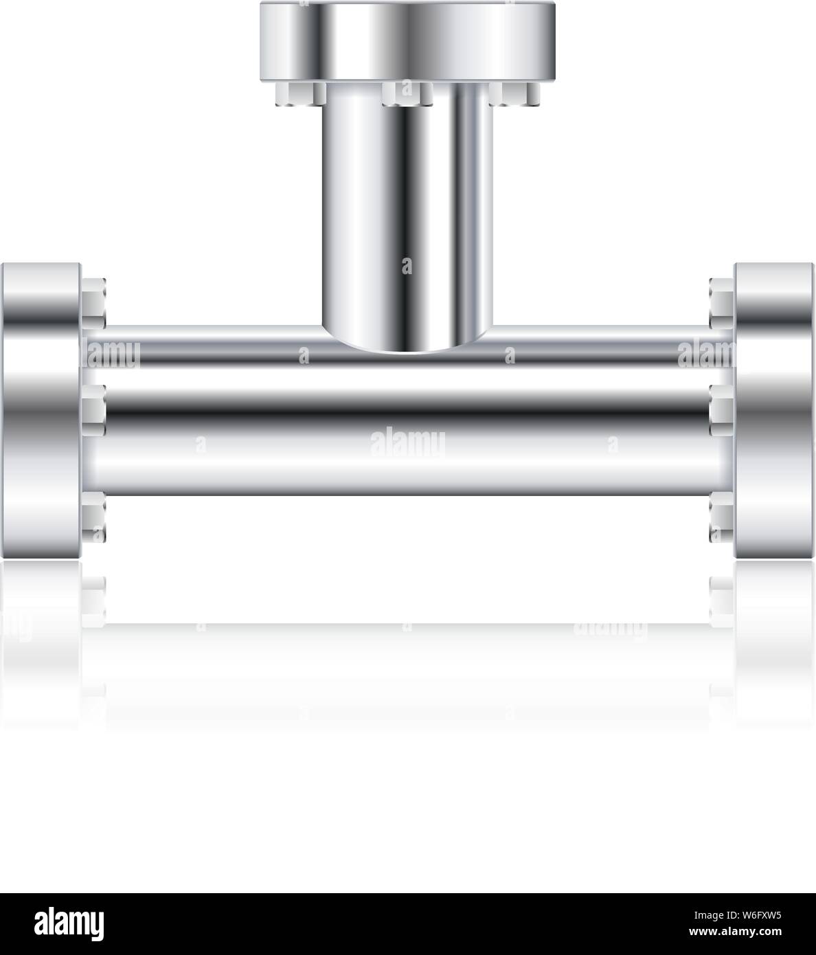 Plumbing metal pipes Cut Out Stock Images & Pictures - Alamy