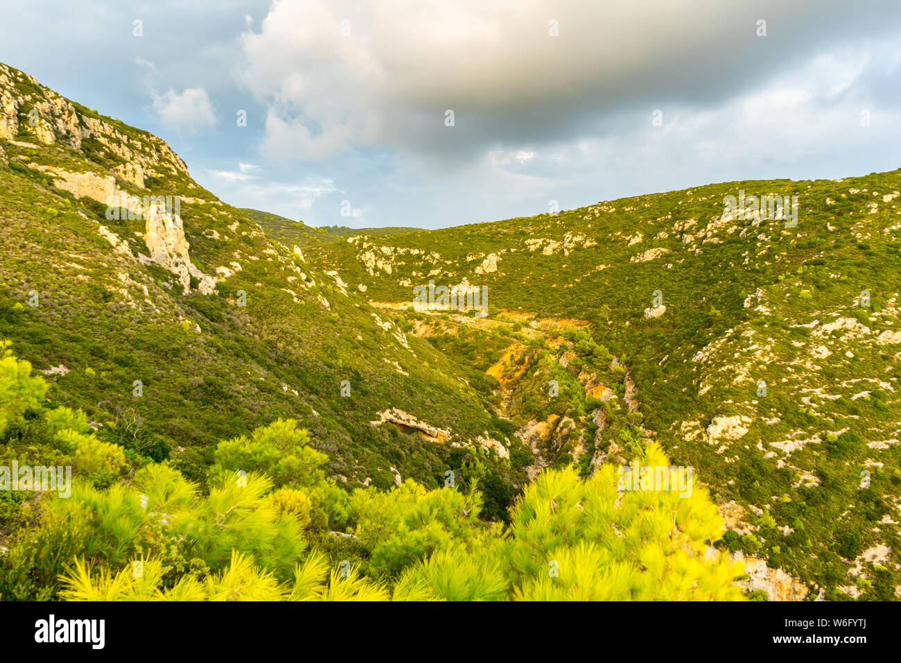 Green valley nature landscape hi-res stock photography and images - Alamy