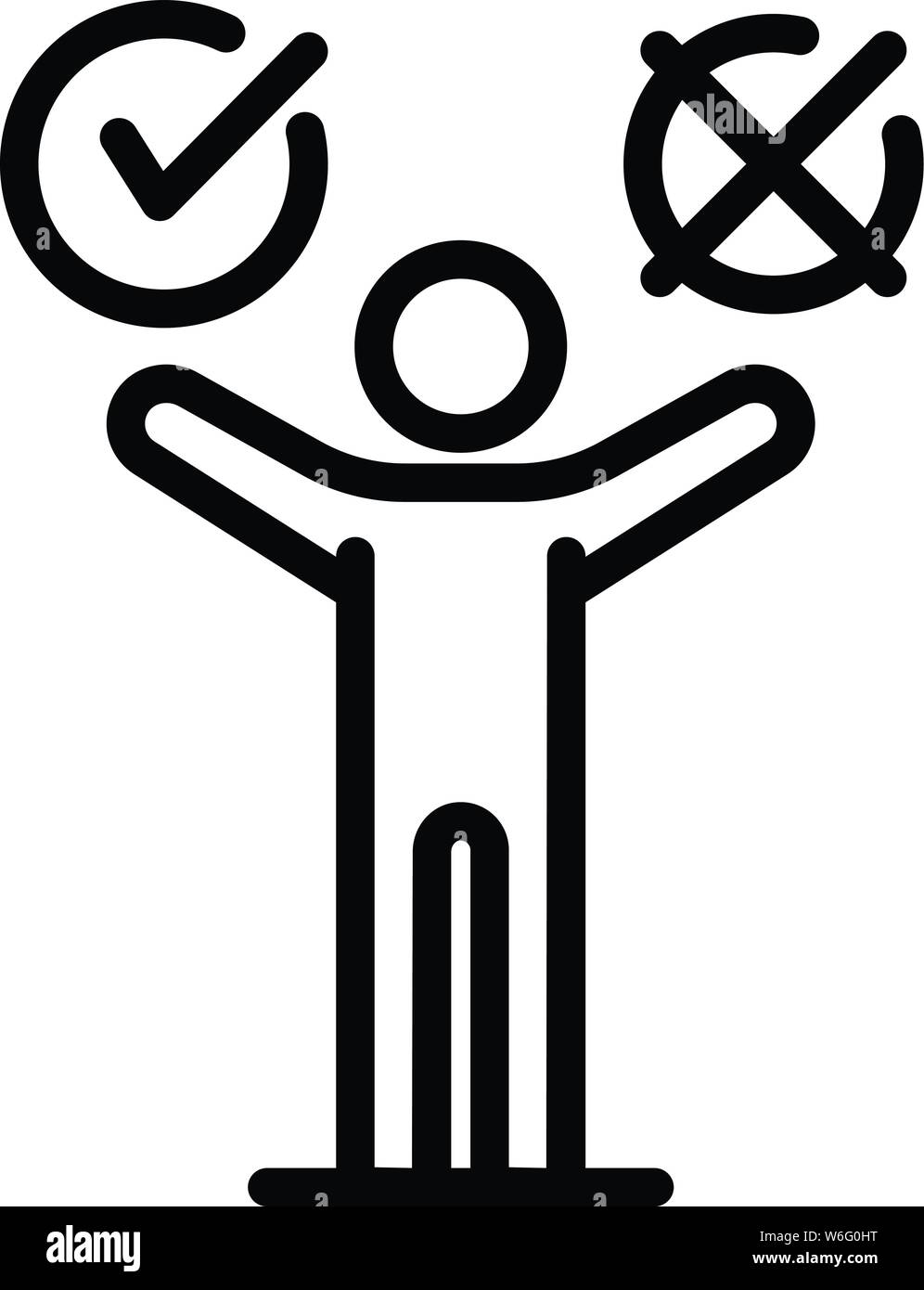 Consumer choice icon, outline style Stock Vector Image & Art - Alamy