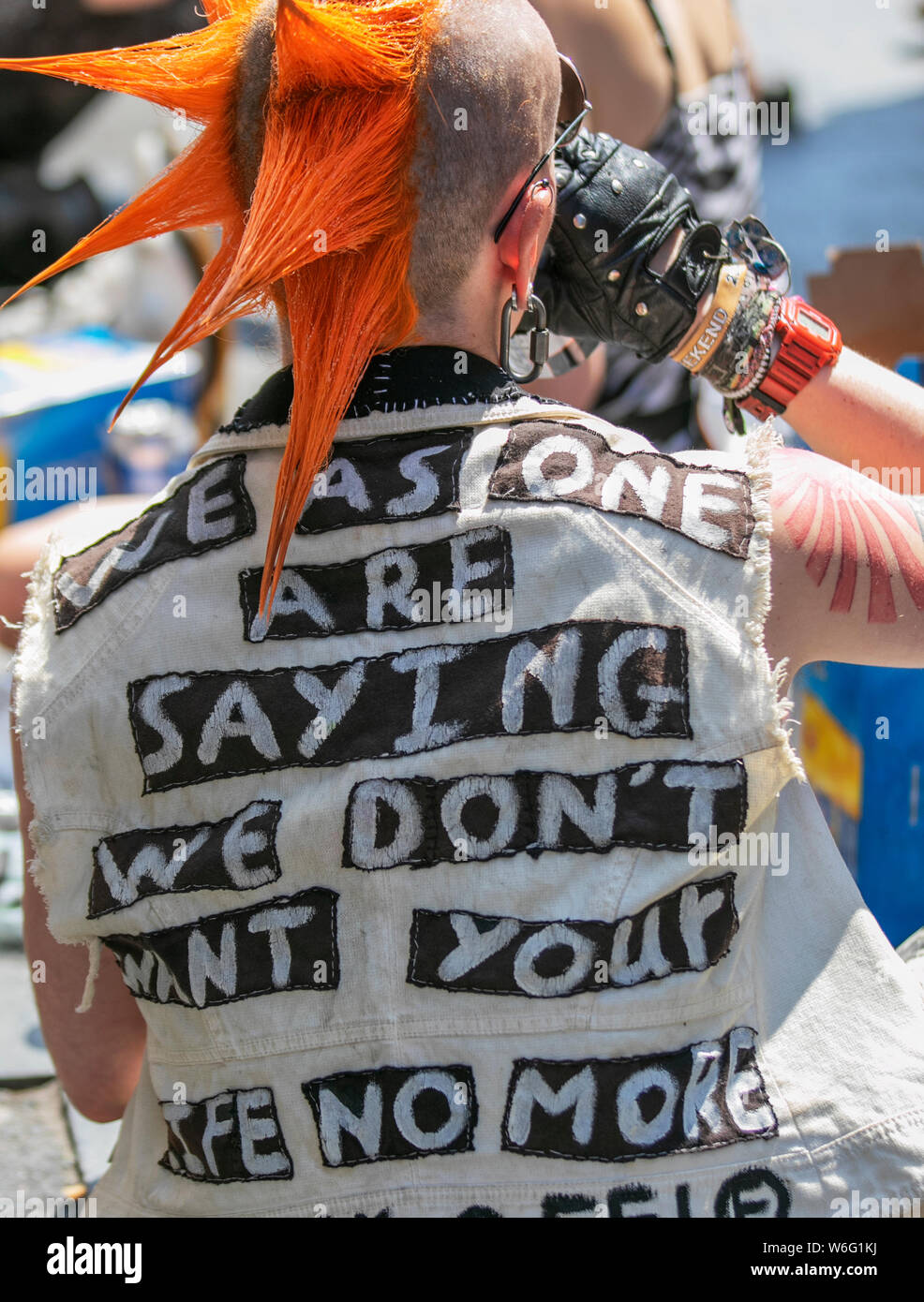 Blackpool, Lancashire, UK. 1st August 2019. Rebellion Festival world's ...