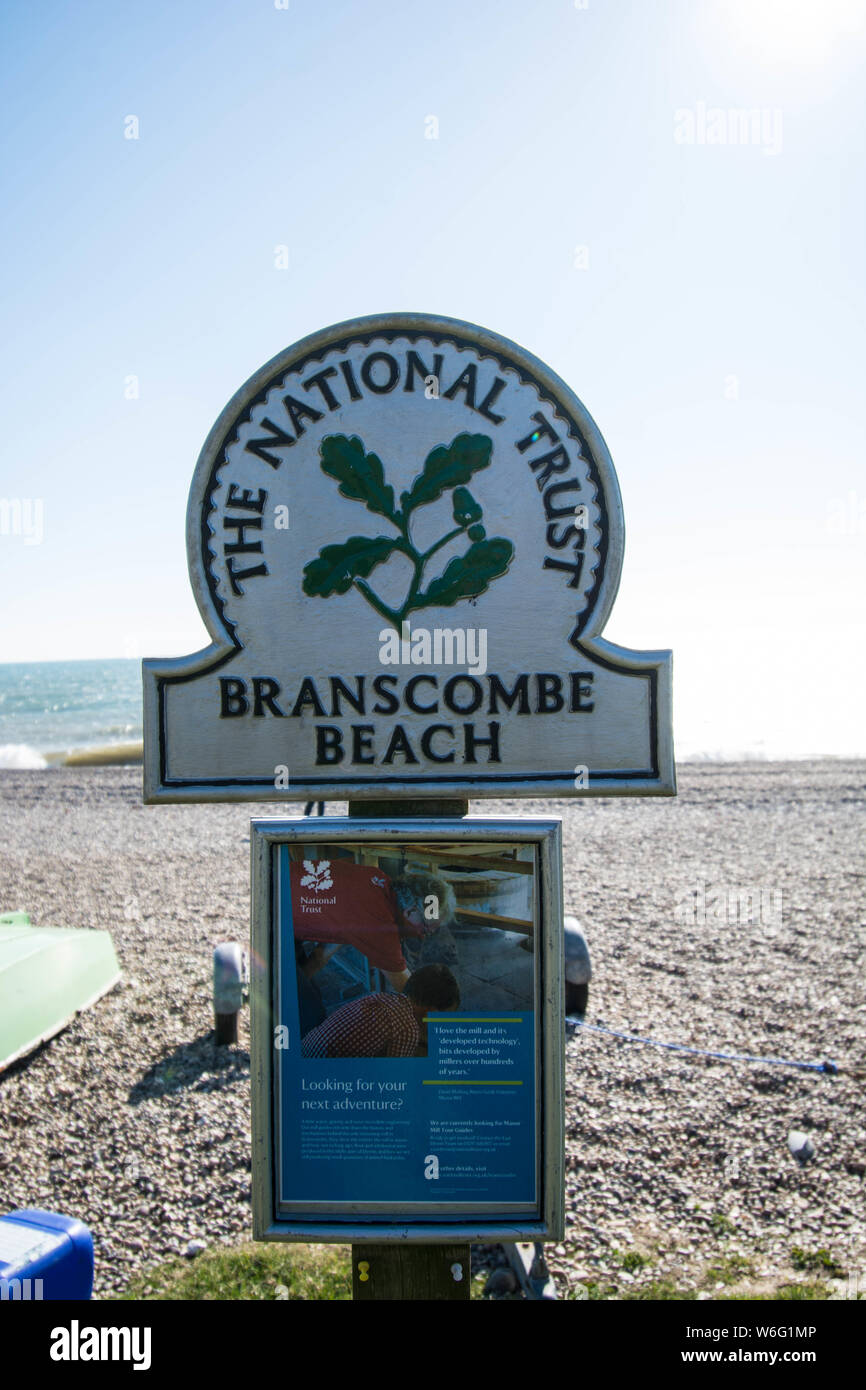 Branscombe mouth beach hi-res stock photography and images - Alamy
