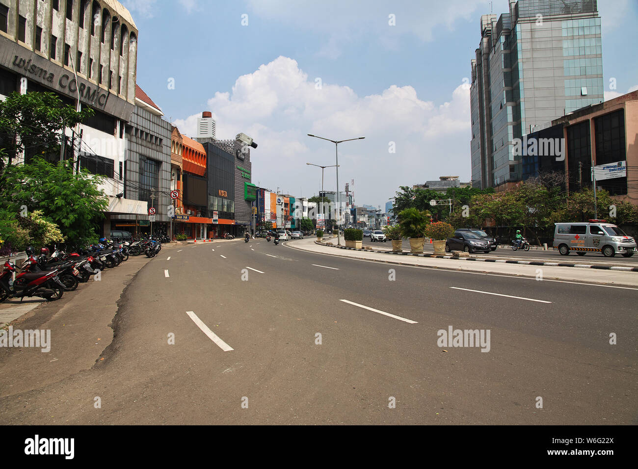 The street in old Jakarta, Indonesia Stock Photo - Alamy