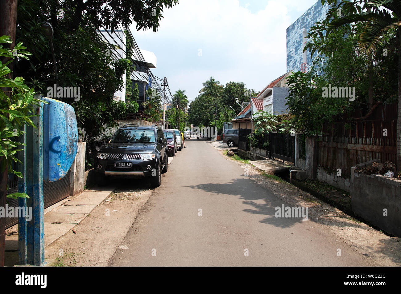 The street in old Jakarta, Indonesia Stock Photo - Alamy
