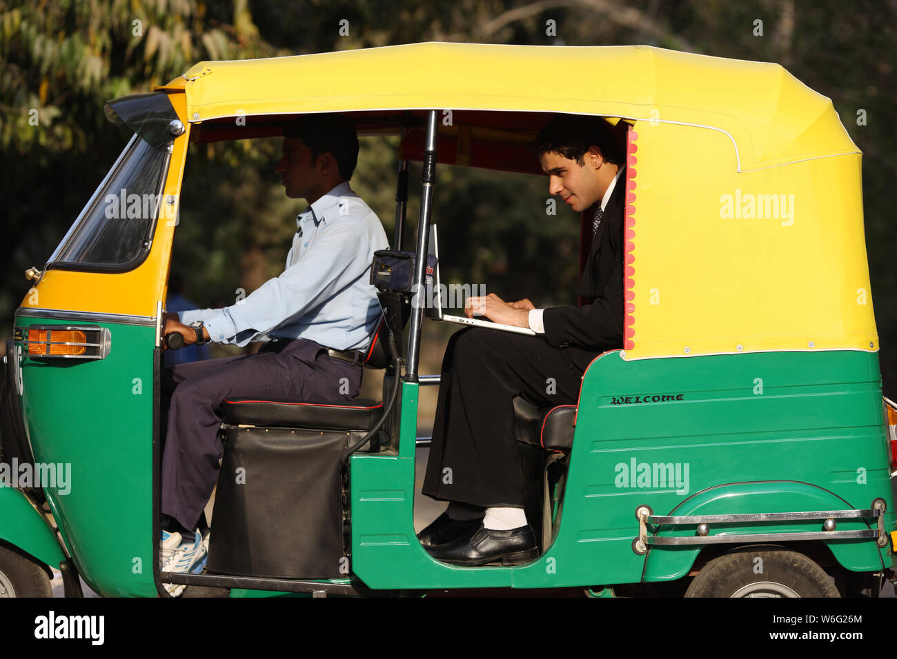 Auto Rickshaw Driving High Resolution Stock Photography and Images - Alamy