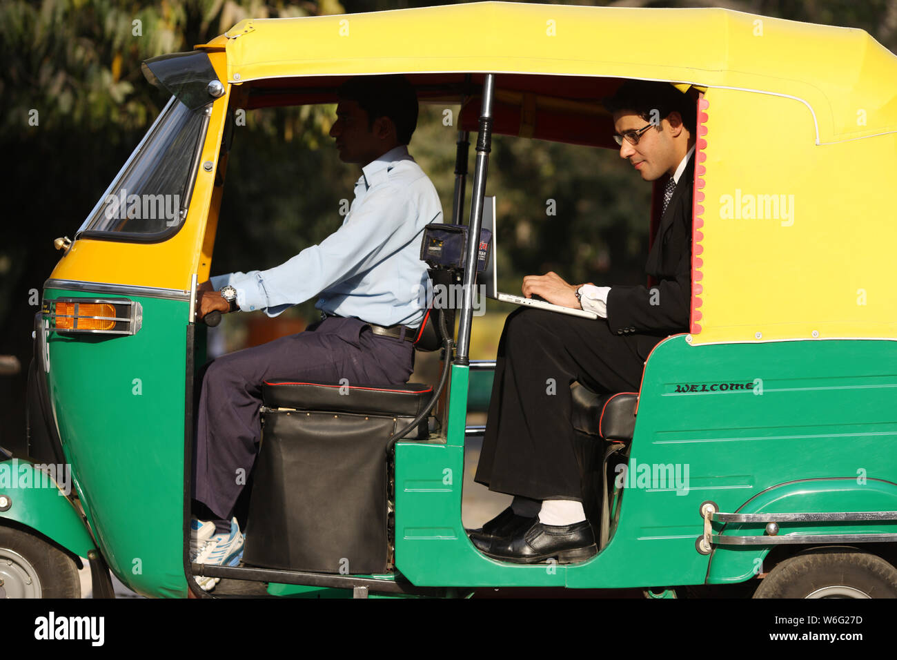 Auto Rickshaw Driving High Resolution Stock Photography and Images - Alamy