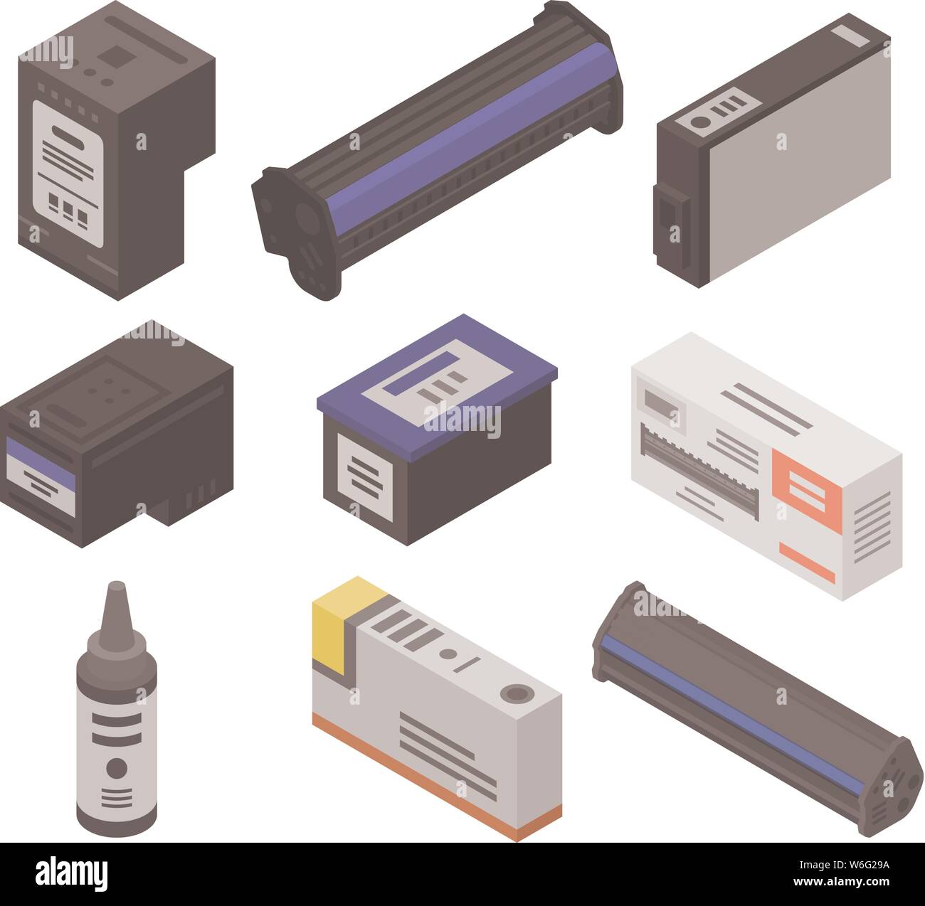 Ink cartridges recycling Stock Vector Images - Alamy