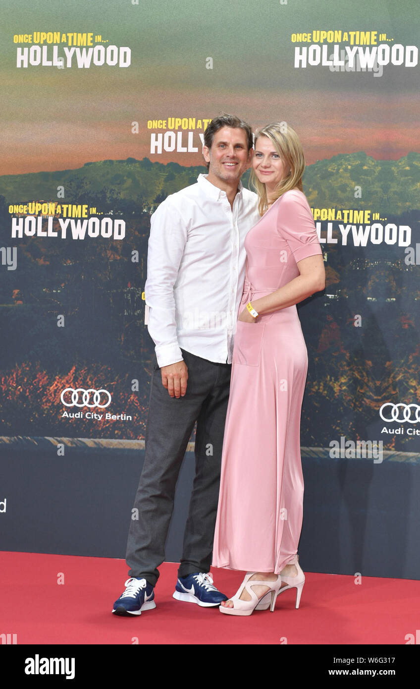 01 August 2019, Berlin: Steffen Groth and girlfriend Ana Große Halbuer ...