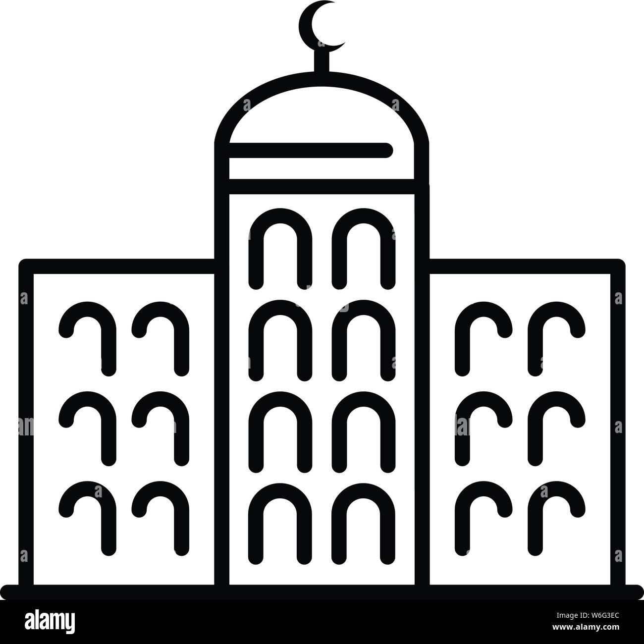Arabic building icon, outline style Stock Vector Image & Art - Alamy