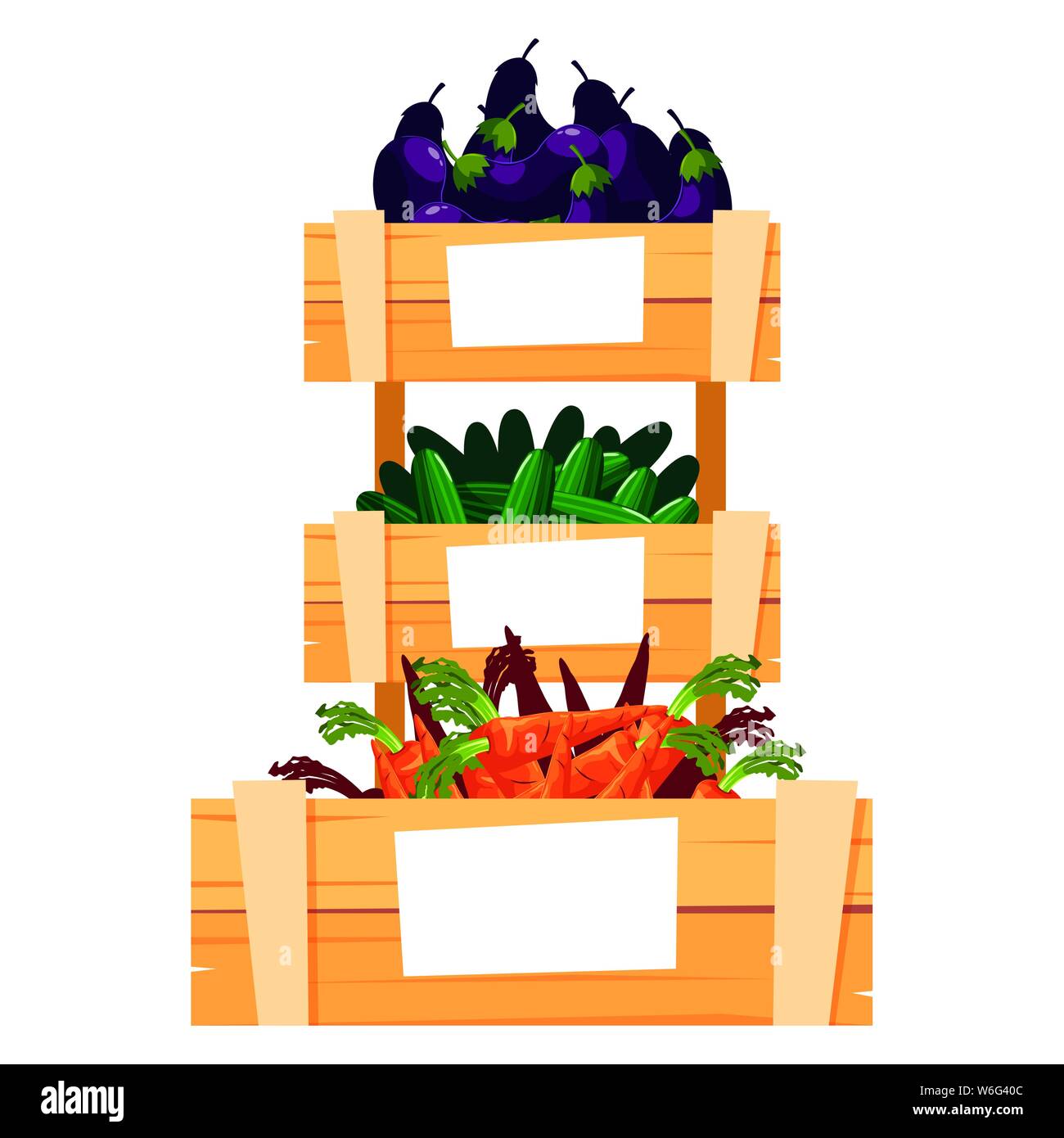 Vegetable Stand Illustration High Resolution Stock Photography and ...