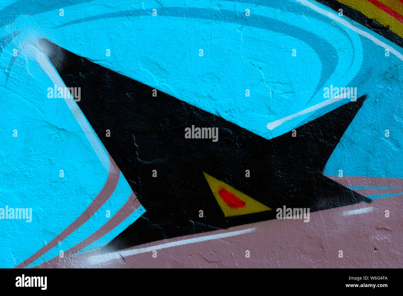 Black star falling Stock Photo - Alamy