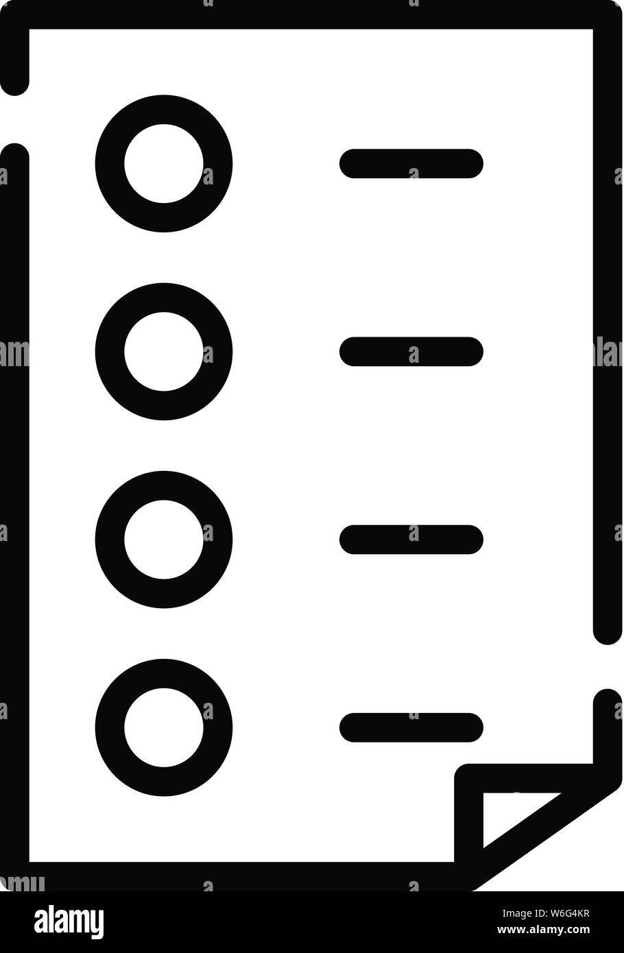 Custom form icon, outline style Stock Vector Image & Art - Alamy