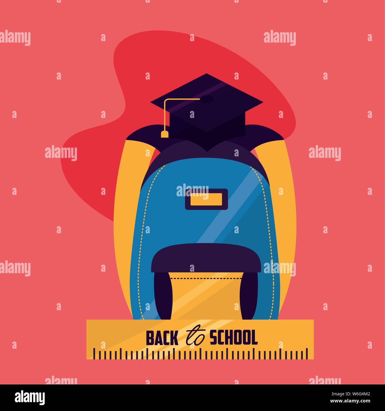 Back to school vector design Stock Vector Image & Art - Alamy
