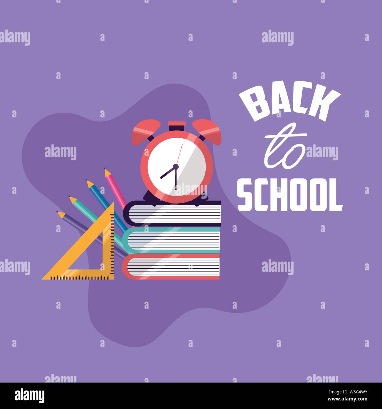Back to school vector design Stock Vector Image & Art - Alamy