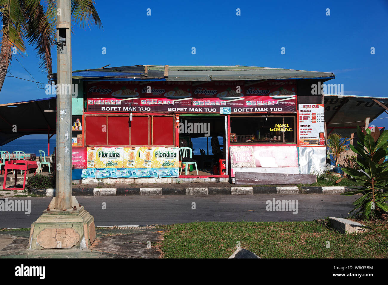 The shop in Padang city, Indonesia Stock Photo - Alamy