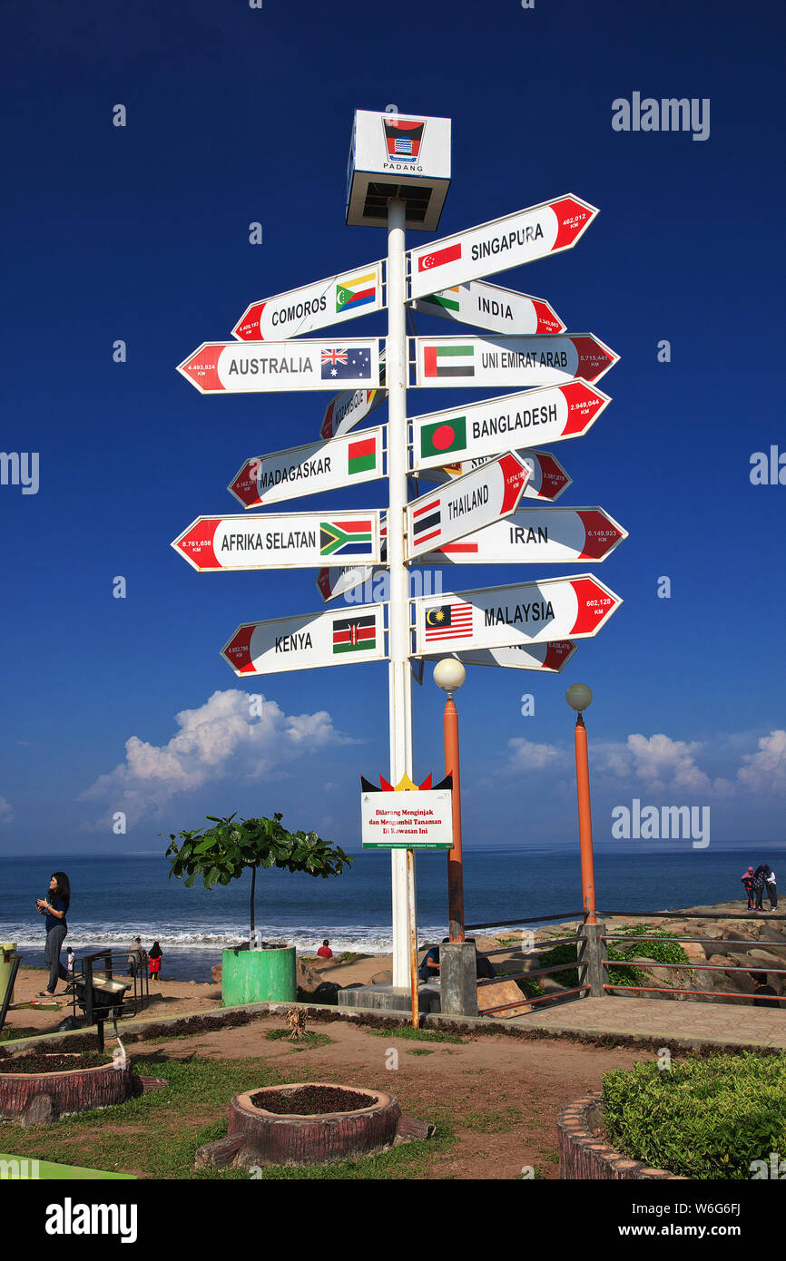 The waterfront in Padang city, Indonesia Stock Photo - Alamy