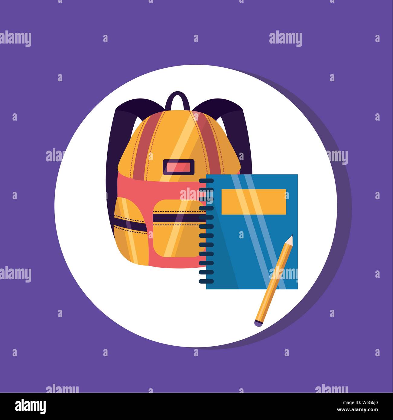Back to school vector design Stock Vector Image & Art - Alamy