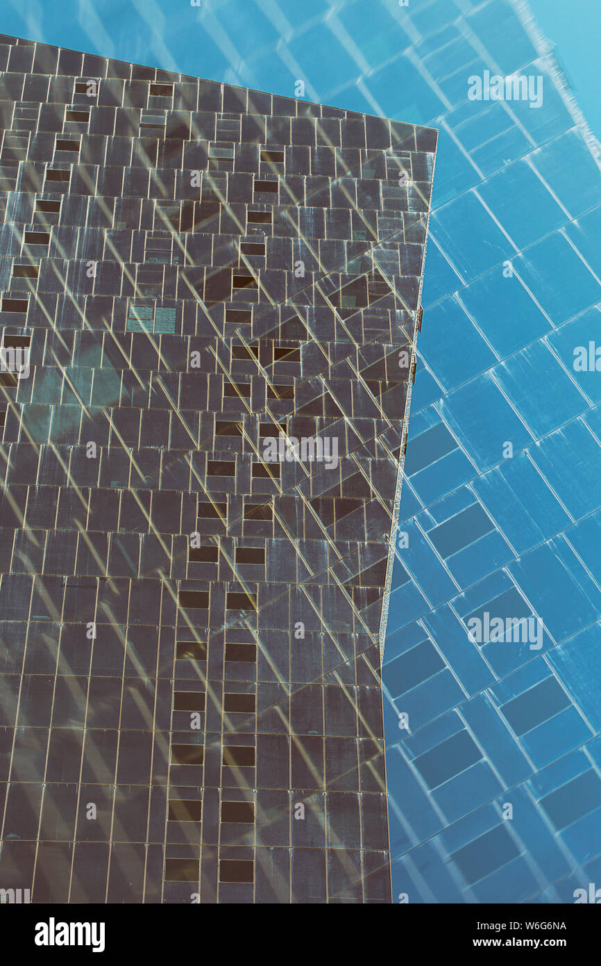 Leaning skyscraper, Melbourne - Australia Stock Photo - Alamy