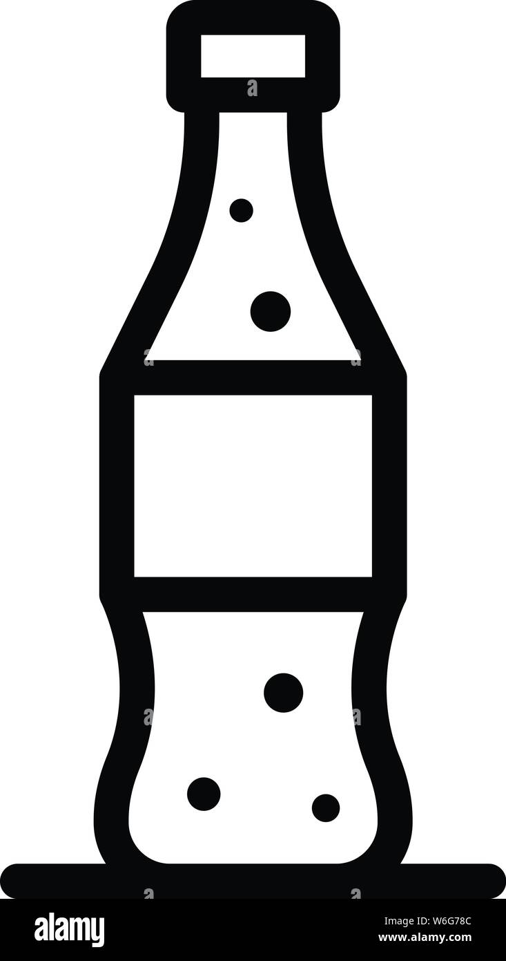 Drink bottle icon, outline style Stock Vector Image & Art - Alamy