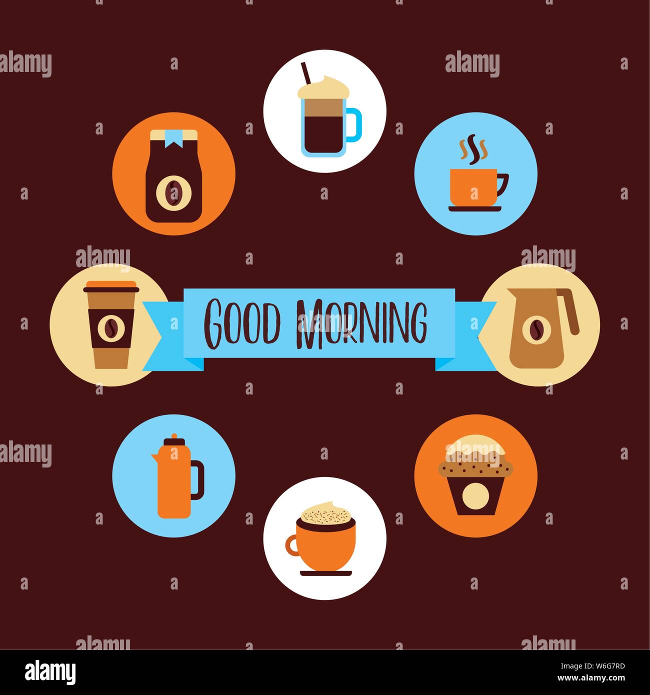 Coffee icon set vector design Stock Vector Image & Art - Alamy