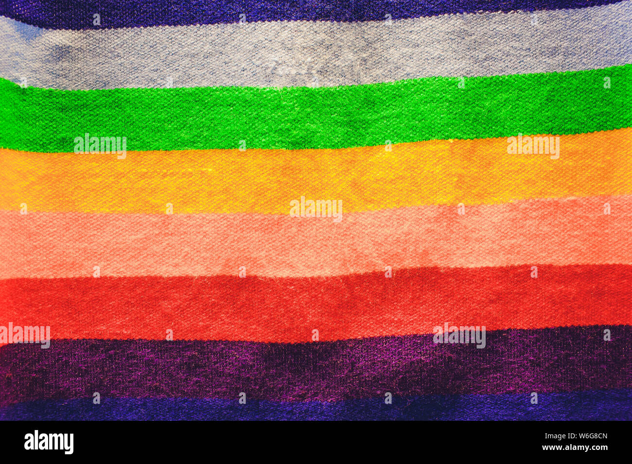 Handmade rainbow colored seamless knitted patterns texture with ...