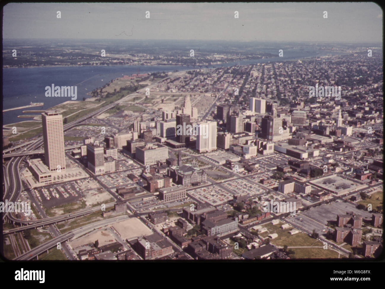 DOWNTOWN BUFFALO LOOKING NORTH Stock Photo - Alamy