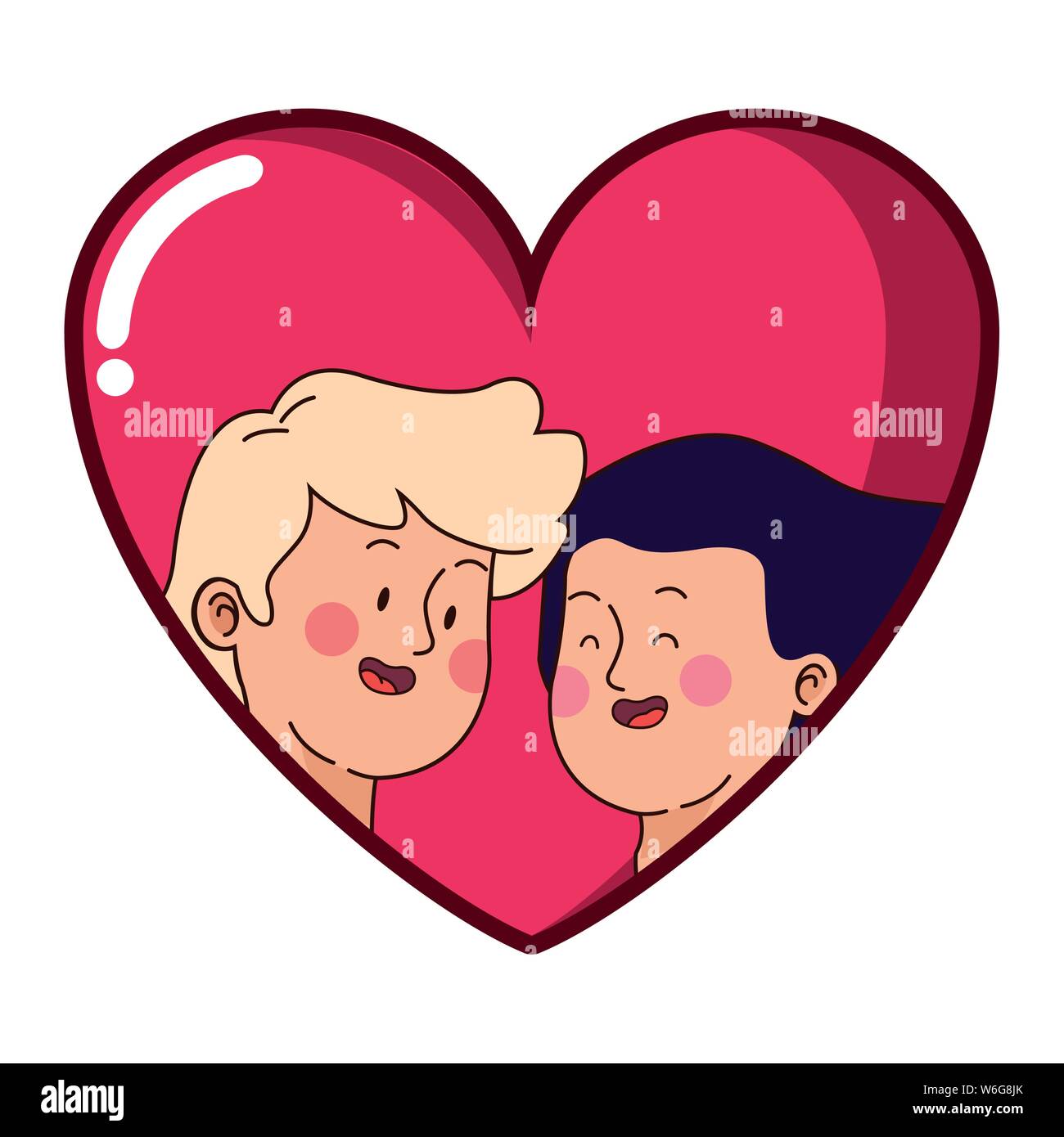 Teenagers boyfriend and girlfriend cartoon Stock Vector Image & Art - Alamy