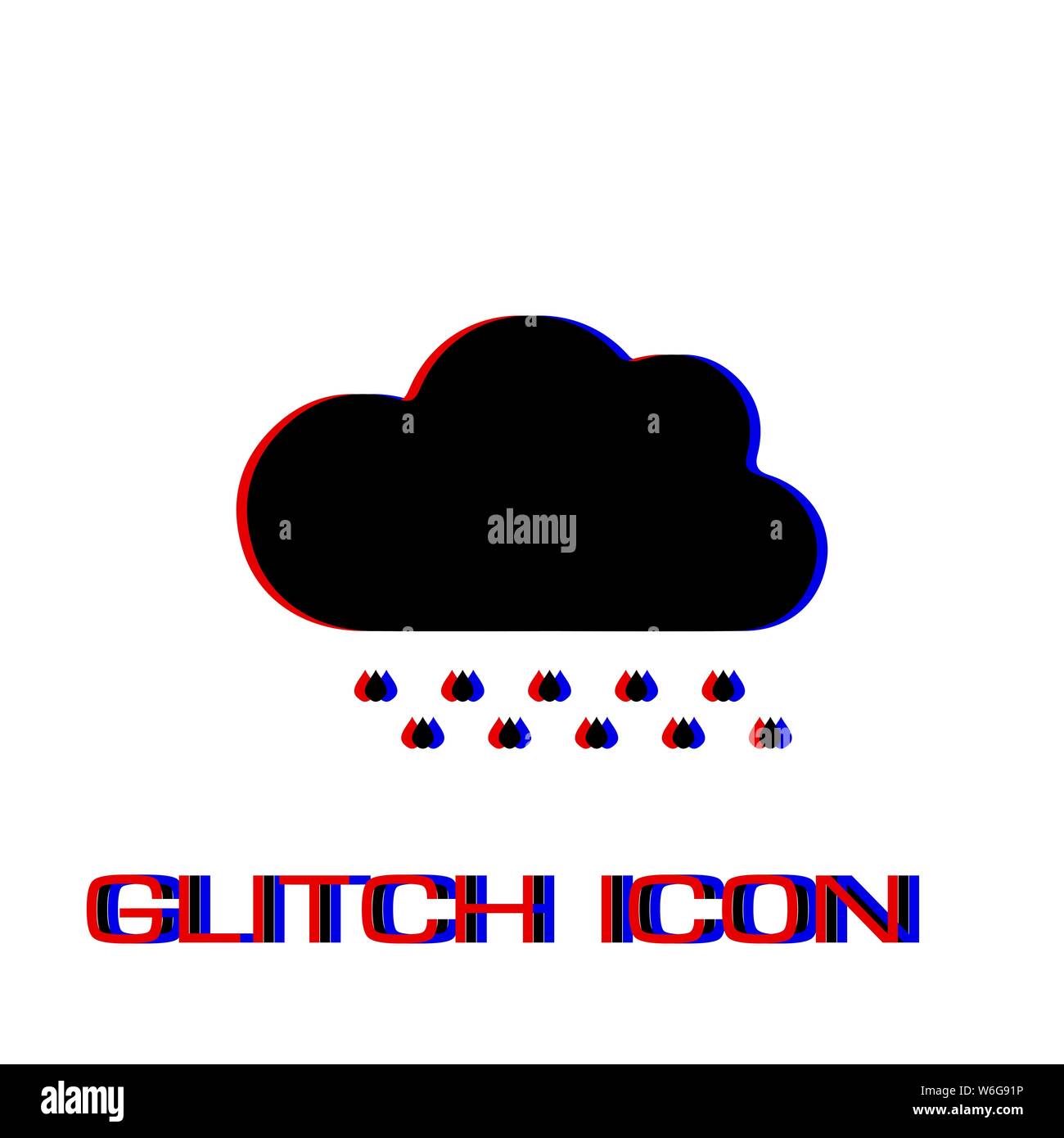 Rain effect Stock Vector Images - Alamy