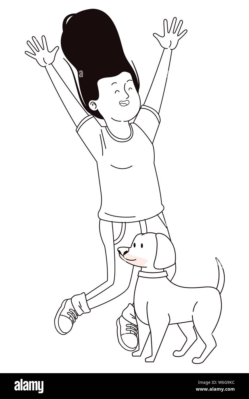 Hopping On One Leg Clipart Black And White