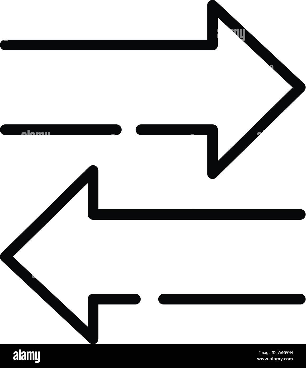 Two Arrows Left Right High Resolution Stock Photography and Images - Alamy