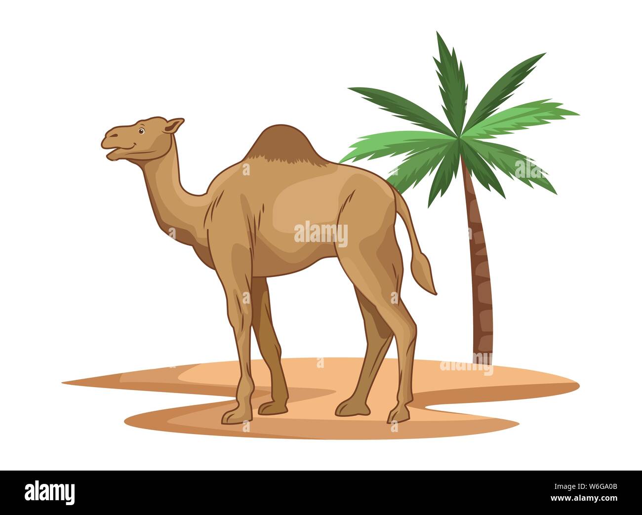 Cartoon camel palm tree hi-res stock photography and images - Alamy Cartoon camel palm tree hi-res stock photography and images - Alamy