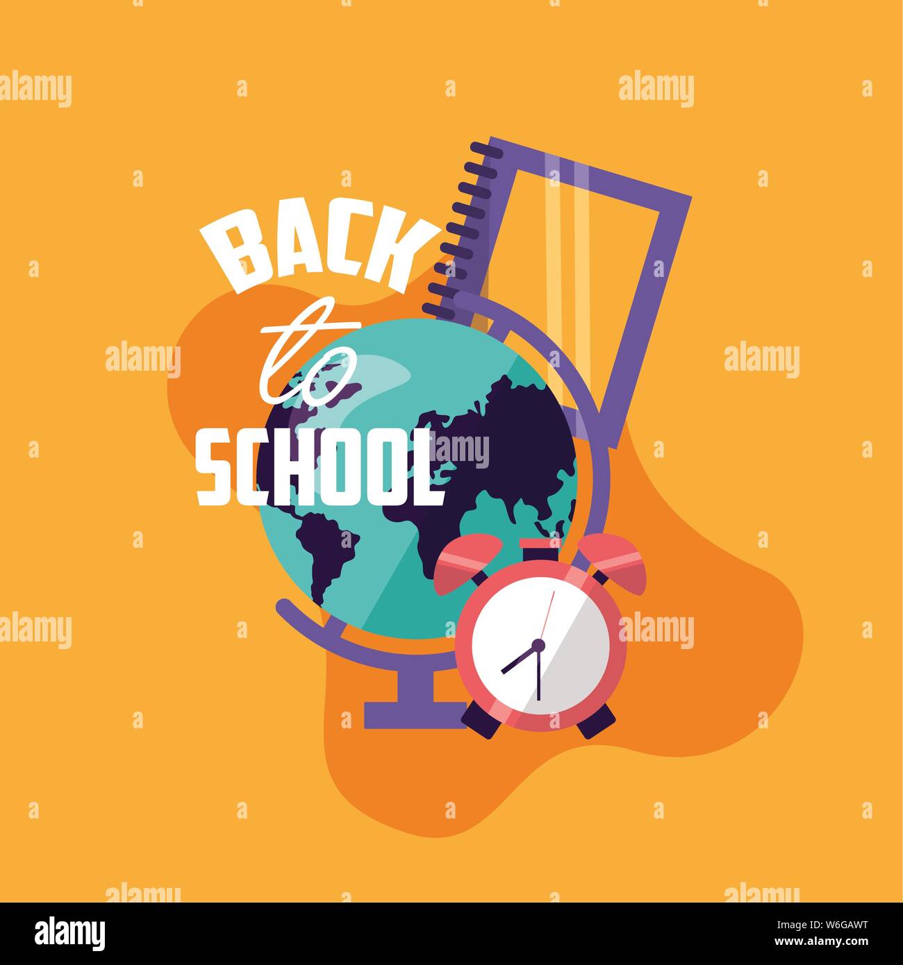 Back to school vector design Stock Vector Image & Art - Alamy
