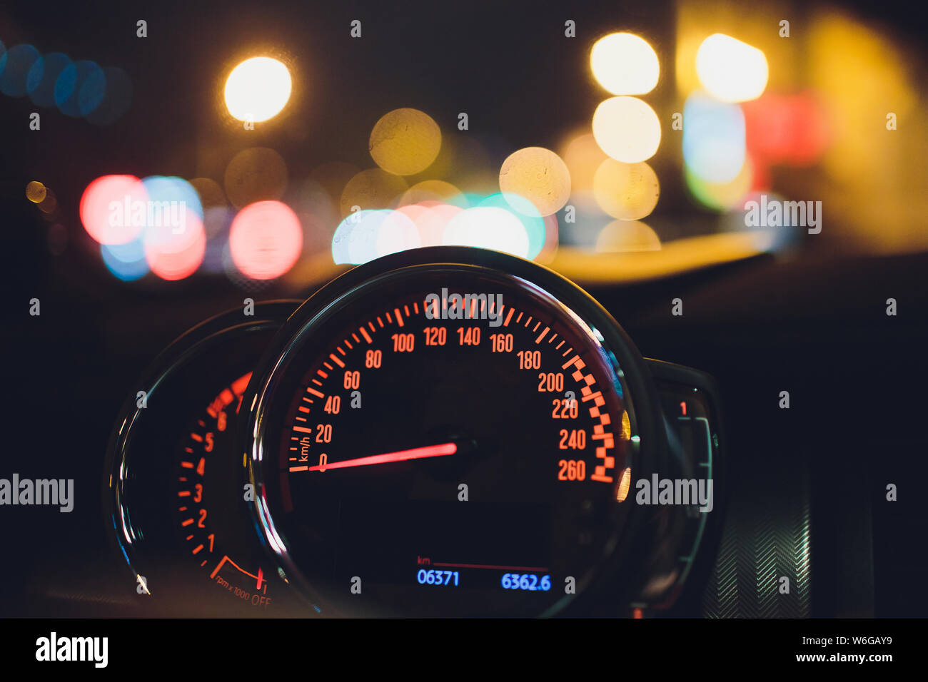 Car Speedometer Speeding